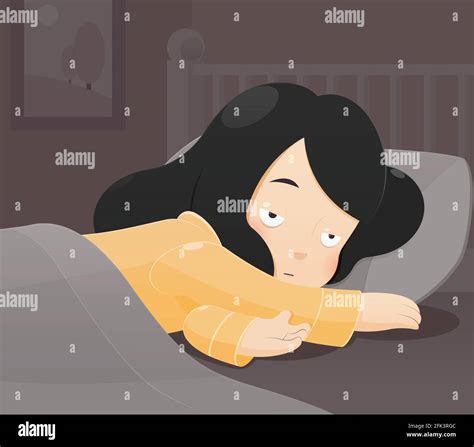 Awake Bed Stock Vector Images Alamy