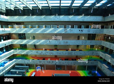 Interior Of The Czech Technical University CTU Central Library On The
