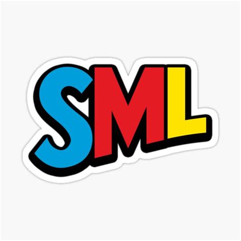 Sml Jeffy Merch Sml Logo Sticker For Sale By Zaidishopy Redbubble
