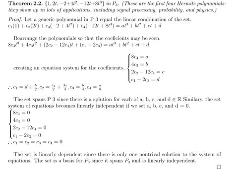 Solved I Submitted Linear Algebra Homework And They Were Not Chegg