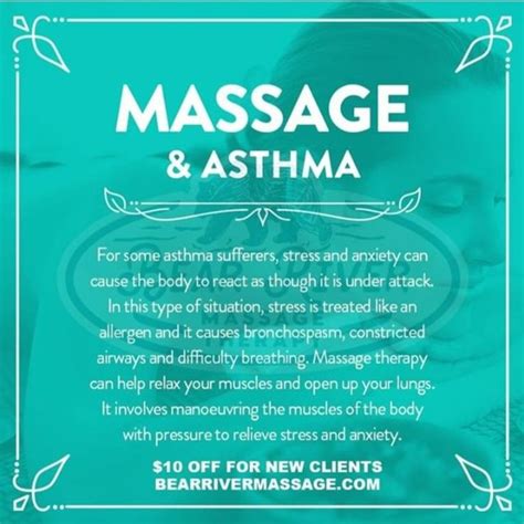 Massage And Asthma Massage Therapy Business Massage Therapy Holistic