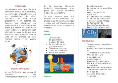 DOCX Triptico Sobre El Calentamiento Global DOKUMEN TIPS