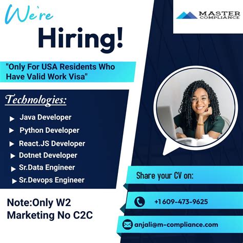 Anjali N On Linkedin W2requirements W2 Pythondeveloper Javadeveloper Dotnetdeveloper