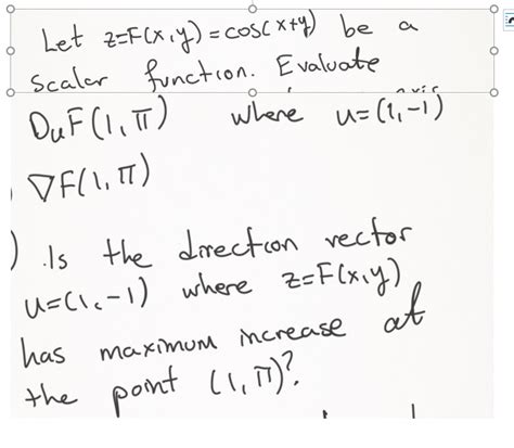Solved O Let Z F X Y Cos X Y Be A Scalar Function Chegg
