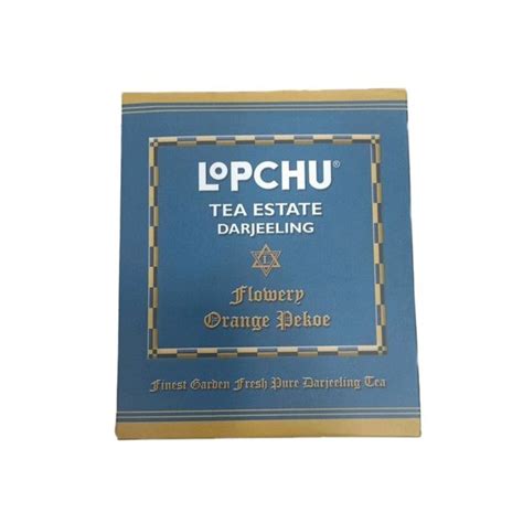 Orange Pekoe Lopchu Estate Darjeeling Tea Packaging Size 500 G