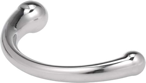 Zroven Stainless Steel Double Ended G Spot Wand Prostate Massage Stick