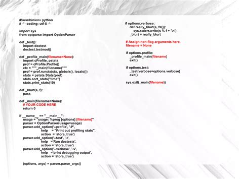 The Bones Of A Nice Python Script Ppt