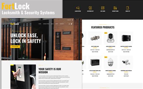 Locksmith Templates Templatemonster