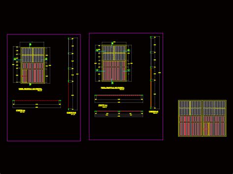 Metal Doors DWG Block For AutoCAD Designs CAD