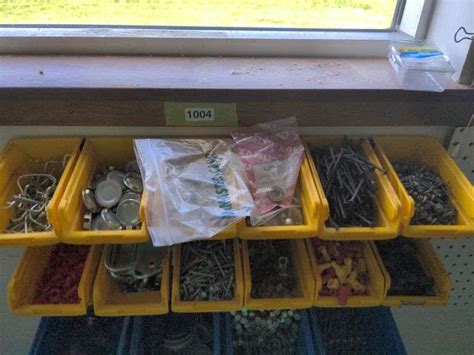 Assorted Hardware And Bins Delaware Auction Center