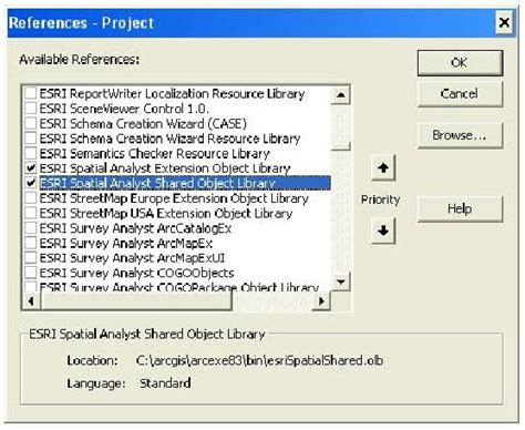 1212 Referencing Object Libraries In Arcmap 8x Download