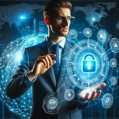 Premium Photo Protection Network Security Computer And Safe Your Data