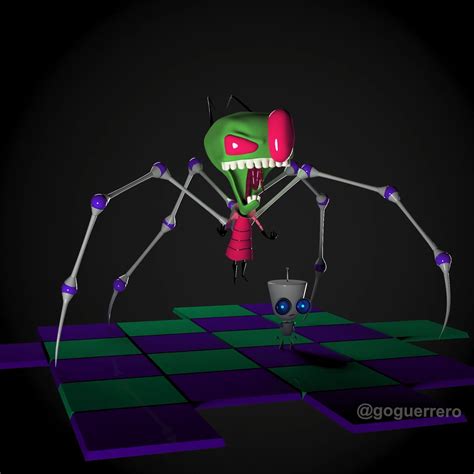 Invader Zim R 3dmodeling