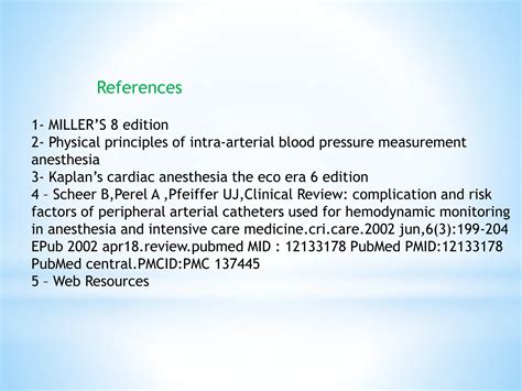 Arterial And Cvp Monitoring In Perioperative Period Pptx