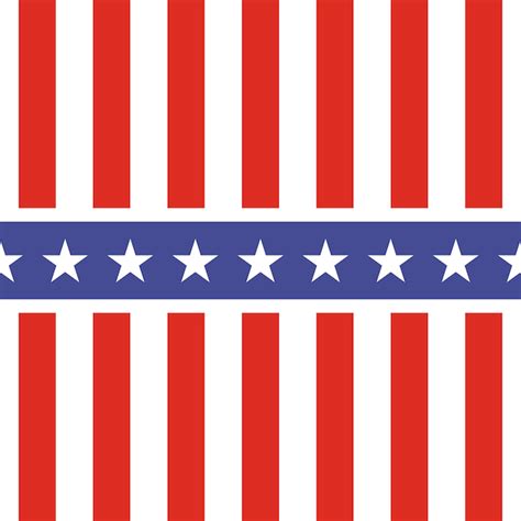 Premium Vector Patriotic Usa Seamless Pattern