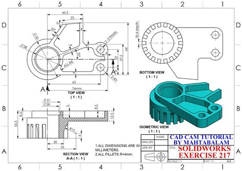 best 12 solidworks advanced tutorial single cylinder engine block