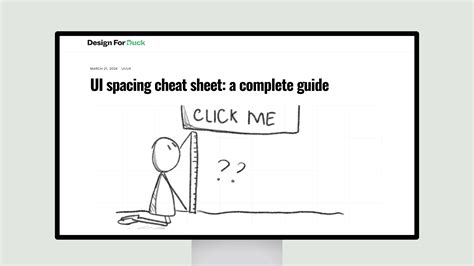 Ui Spacing Cheat Sheet A Complete Guide Fountn