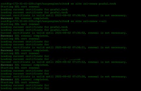 How To Update Ssl Certificates In Easyengine 4 Praful Bhuskute