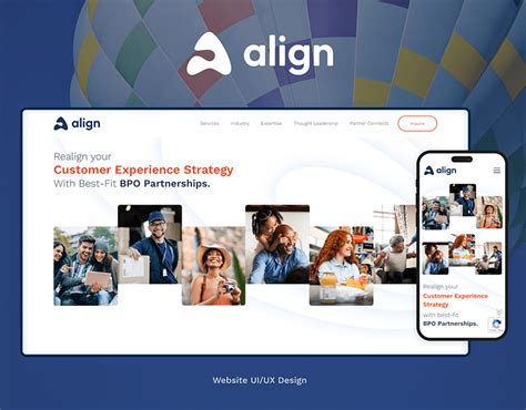 Align Website Design Images Behance