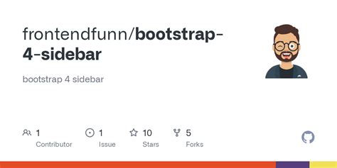 GitHub Frontendfunn Bootstrap 4 Sidebar Bootstrap 4 Sidebar