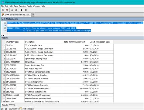 How To Create An Inventory Aging Report Tradesoft Inc