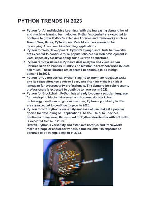 PPT FUTURE SCOPE OF PYTHON COURSES PowerPoint Presentation Free