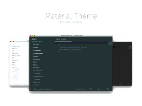 material theme 3 1 0 plugin announcements sublime forum