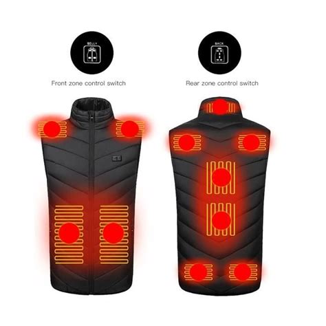 Gilet chauffant USB Gilet Chauffant Électrique Isolation Thermique USB