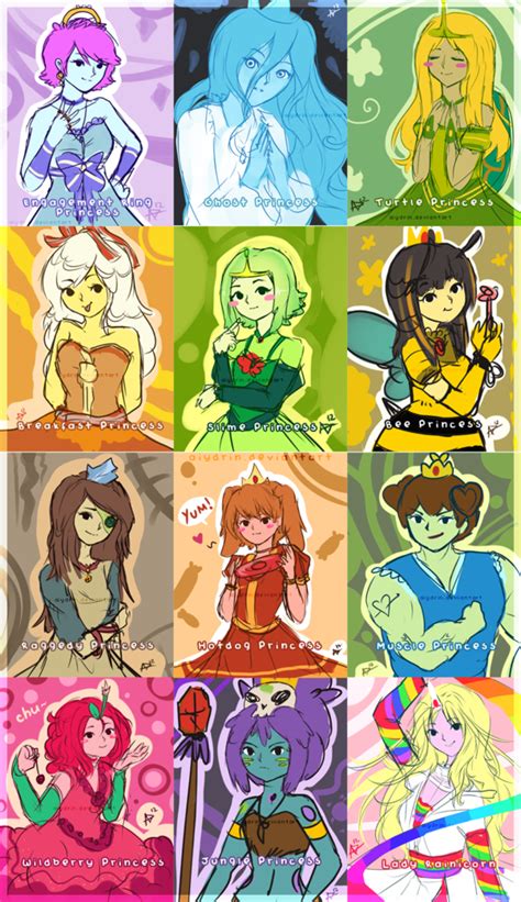 The Princesses Of Adventure Time Adventure Time With Finn And Jake