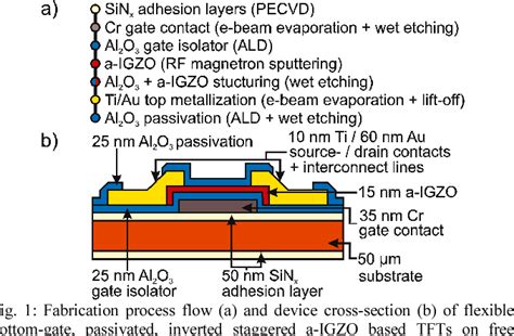Flexible A Igzo Tft Amplifier Fabricated On A Free Standing Polyimide