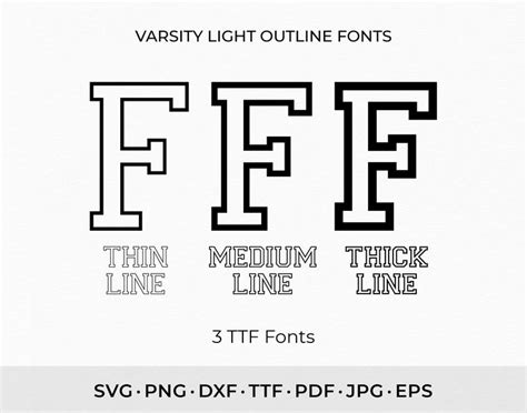 Varsity Font Svg Png Ttf College Font Svg Sport Font School Font