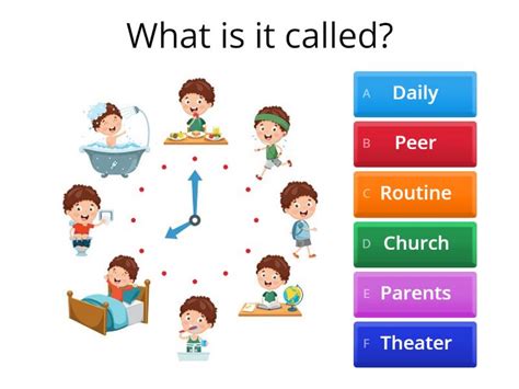 Vocabulary My Daily Routine Quiz