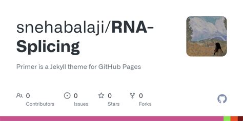 GitHub Snehabalaji RNA Splicing Primer Is A Jekyll Theme For GitHub Pages