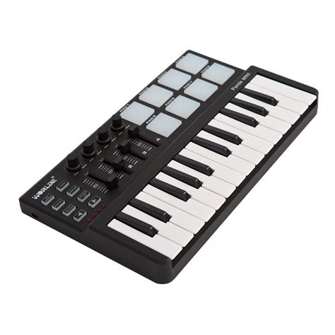 Worlde Panda Mini Portable Mini 25 Key Usb Keyboard And Drum Pad Midi
