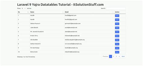 How To Use Yajra Datatables In Laravel Danatec