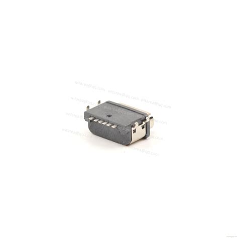 Professional Usb C 6pin Connector Ipx7 Waterproof Type C Female Smt Receptacle Mid Mount