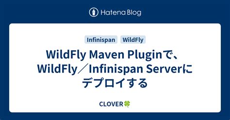Wildfly Maven Plugin Wildflyinfinispan Server Clover