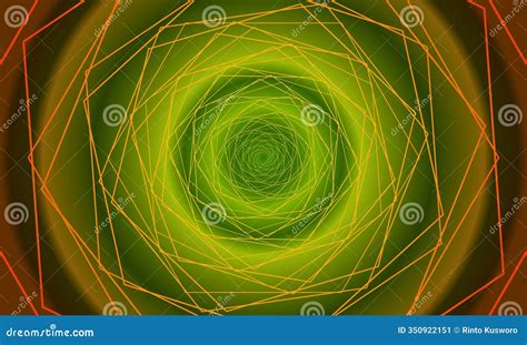 Abstract Circular Line Pattern Colorful Background Circle Lines Stock Illustration