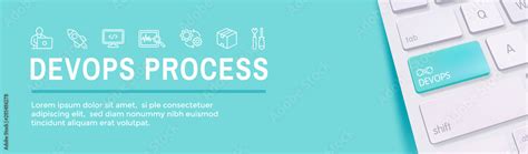 DevOps Icon Set Dev Ops Web Header Banner Stock Vector Adobe Stock