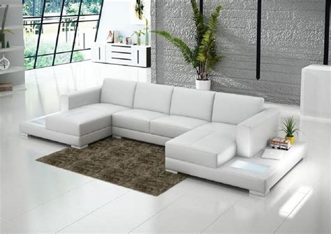 Jvmoebel Ecksofa Wohnzimmer Sitzmöbel Couch Leder Sofa Polster
