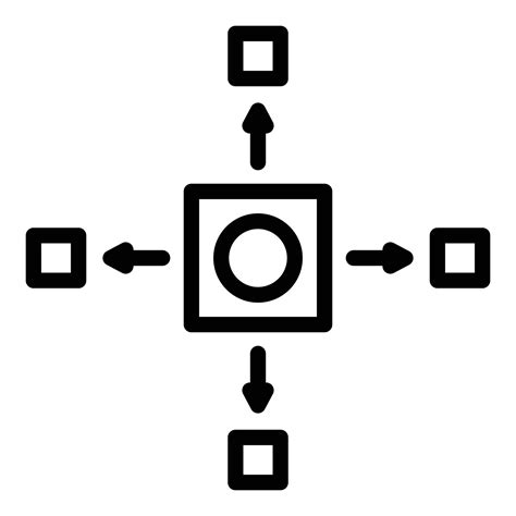 Blockchain Group Icon Outline Style 15689639 Vector Art At Vecteezy