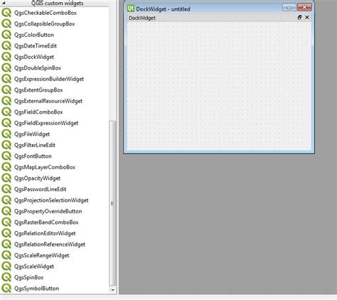 No Custom Widgets In Qt Designer For Qgis 3 Stackoverflow Error Helps