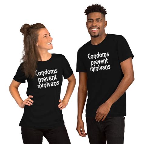 Condom T Shirt Condoms Prevent Minivans Safe Sex Graphic Etsy