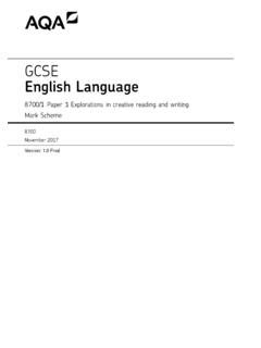 GCSE English Language AQA Gcse English Language Aqa Pdf PDF PRO