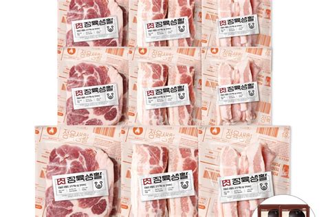 정육·계란 목살 300g3팩 삼겹살 300g3팩 항정살 300g3팩 된장찌개양념 2팩 오늘의집 쇼핑