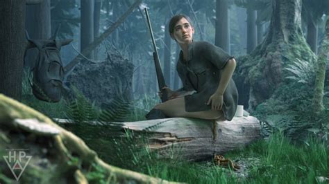 Ellie Takes A Moment To Appreciate Mother Nature As She Answers Her