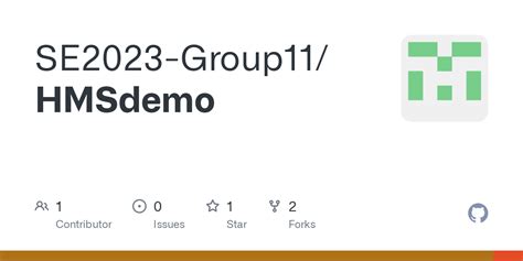 Github Se Group Hmsdemo