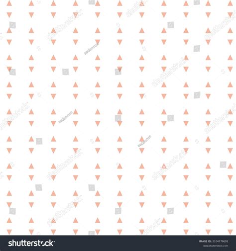 Orange Color Triangle Patterns On White Stock Vector Royalty Free