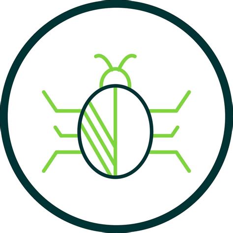 Bug Line Circle Icon Design 43658359 Vector Art At Vecteezy