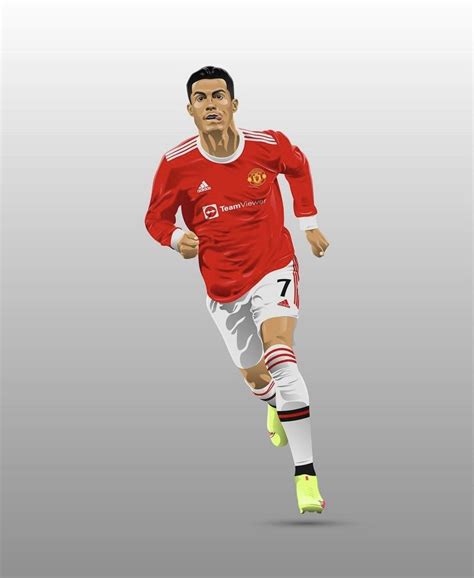 Pin By Alexis On Manchester Utd Illustration Ronaldo History Ronaldo